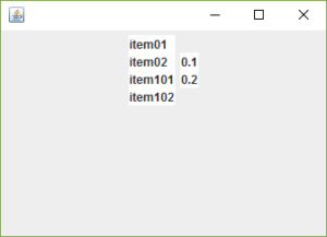 SwingのJList、JComboBox